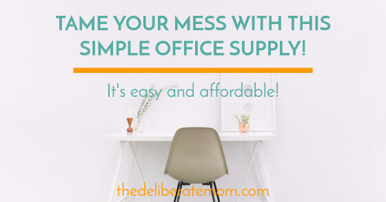 Organize Your Mess With This One Simple Office Supply!